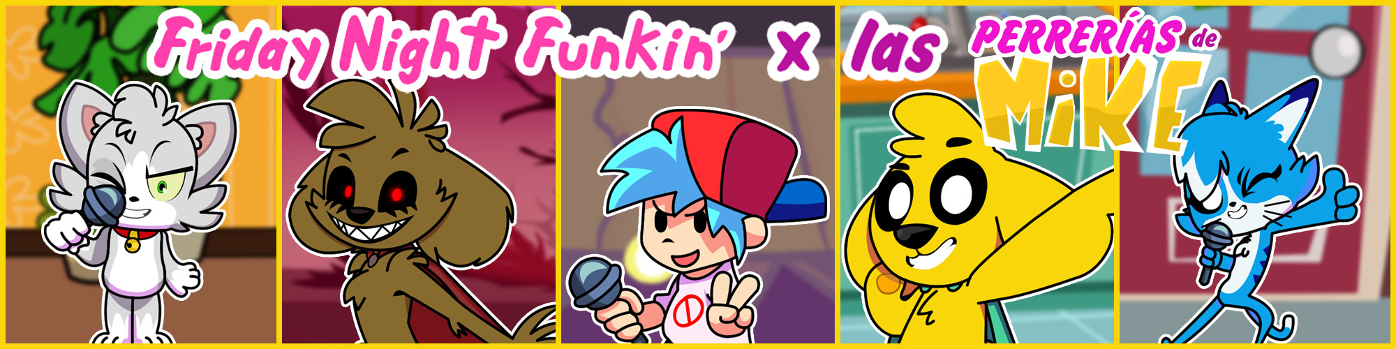 Friday Night Funkin' X Las Perrerías de Mike Mod for Friday Night ...