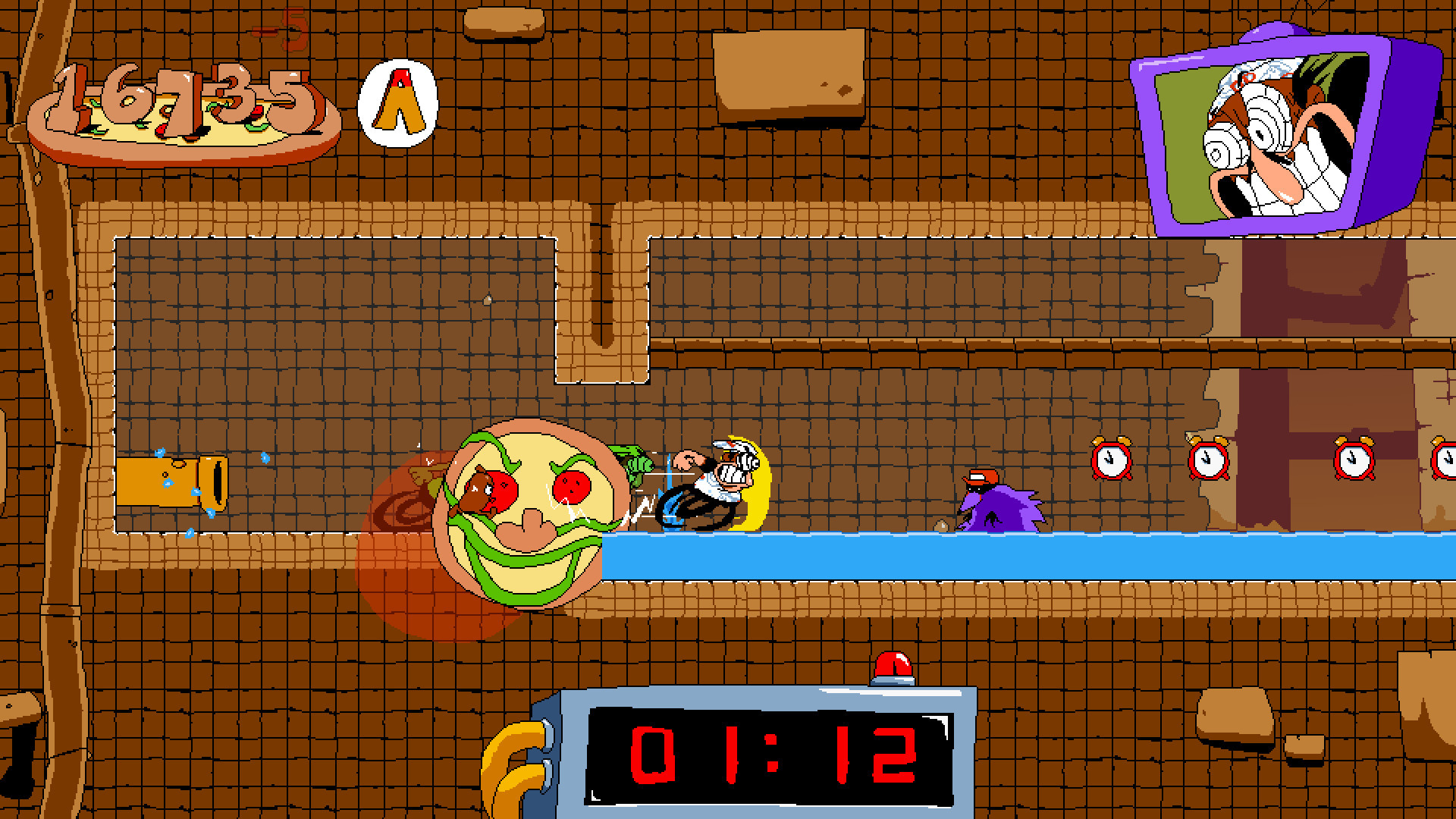 Lap Hell Hotfix n' Ready With Crumbling Mod for Pizza Tower | PT Mods