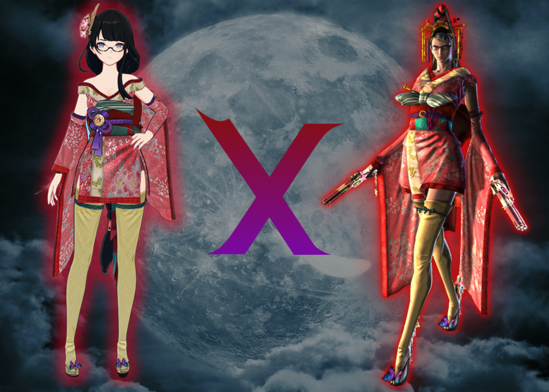 Raiden Shogun X Bayonetta Mod for Genshin Impact | GI Mods