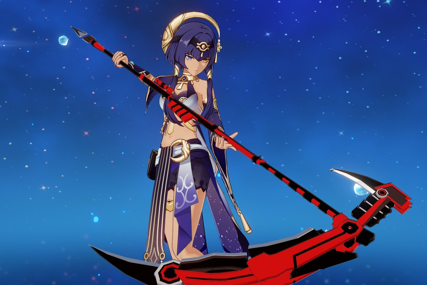 Crescent Rose on Dragons Bane Mod for Genshin Impact | GI Mods