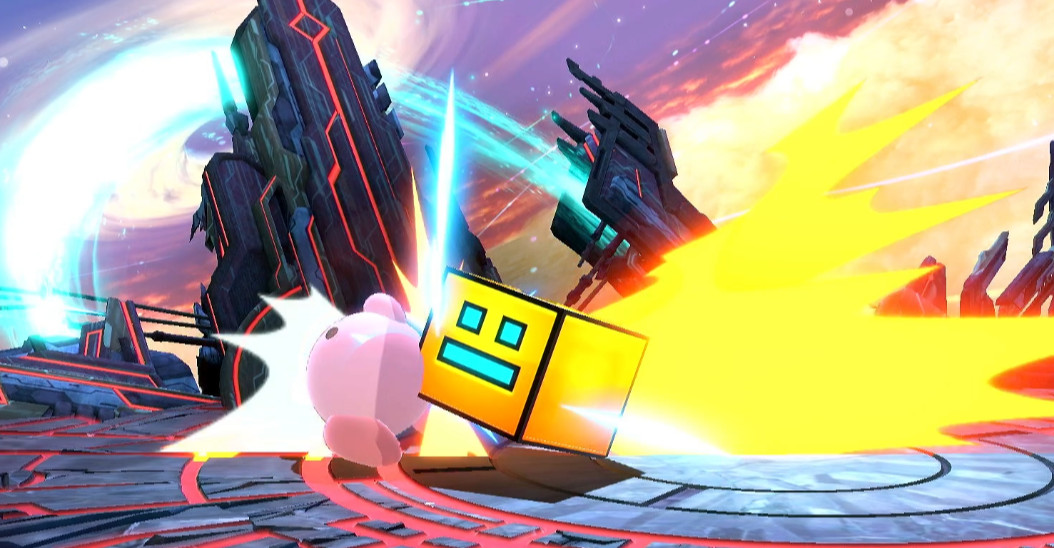 Geometry Dash Cube Mod for Super Smash Bros. Ultimate | SSBU Mods