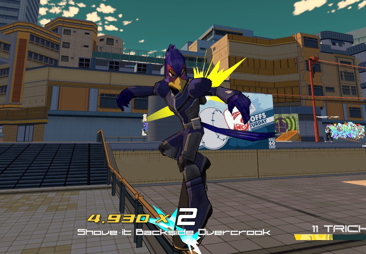 Falco (Star Fox) Mod for Bomb Rush Cyberfunk | BRC Mods