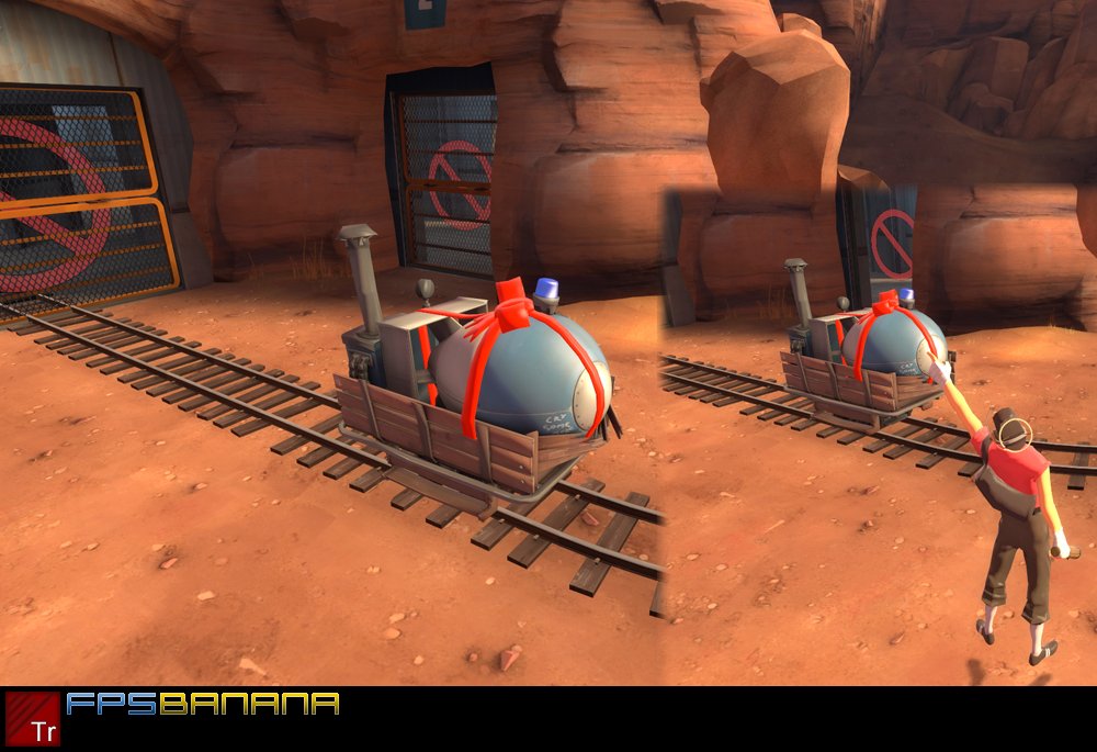Payload cart with a ribbon Mod for Team Fortress 2 | TF2 Mods