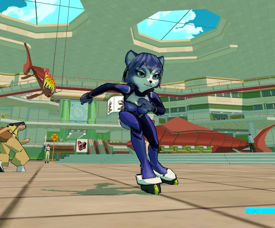 Krystal (Star Fox) Mod for Bomb Rush Cyberfunk | BRC Mods
