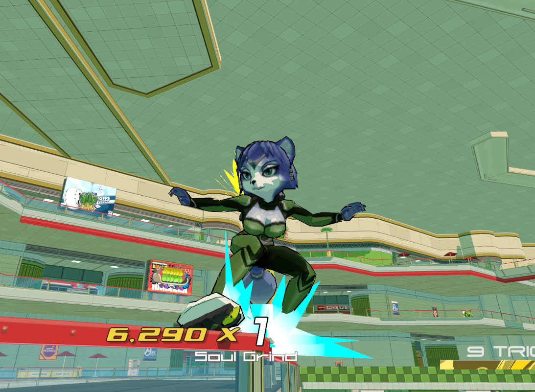 Krystal (Star Fox) Mod for Bomb Rush Cyberfunk | BRC Mods