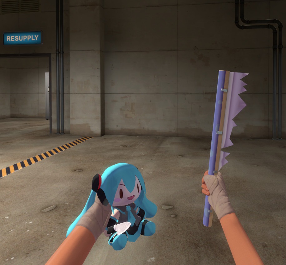 Hatsune Miku Wrap Assassin Mod for Team Fortress 2 | TF2 Mods