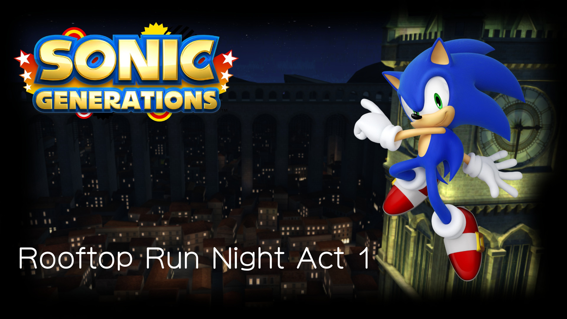Rooftop Run Night Act 1 Mod for Sonic Generations (2011) | Gens Mods
