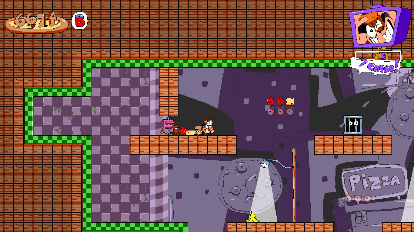 Tileset demo golf gutter Mod for Pizza Tower | PT Mods
