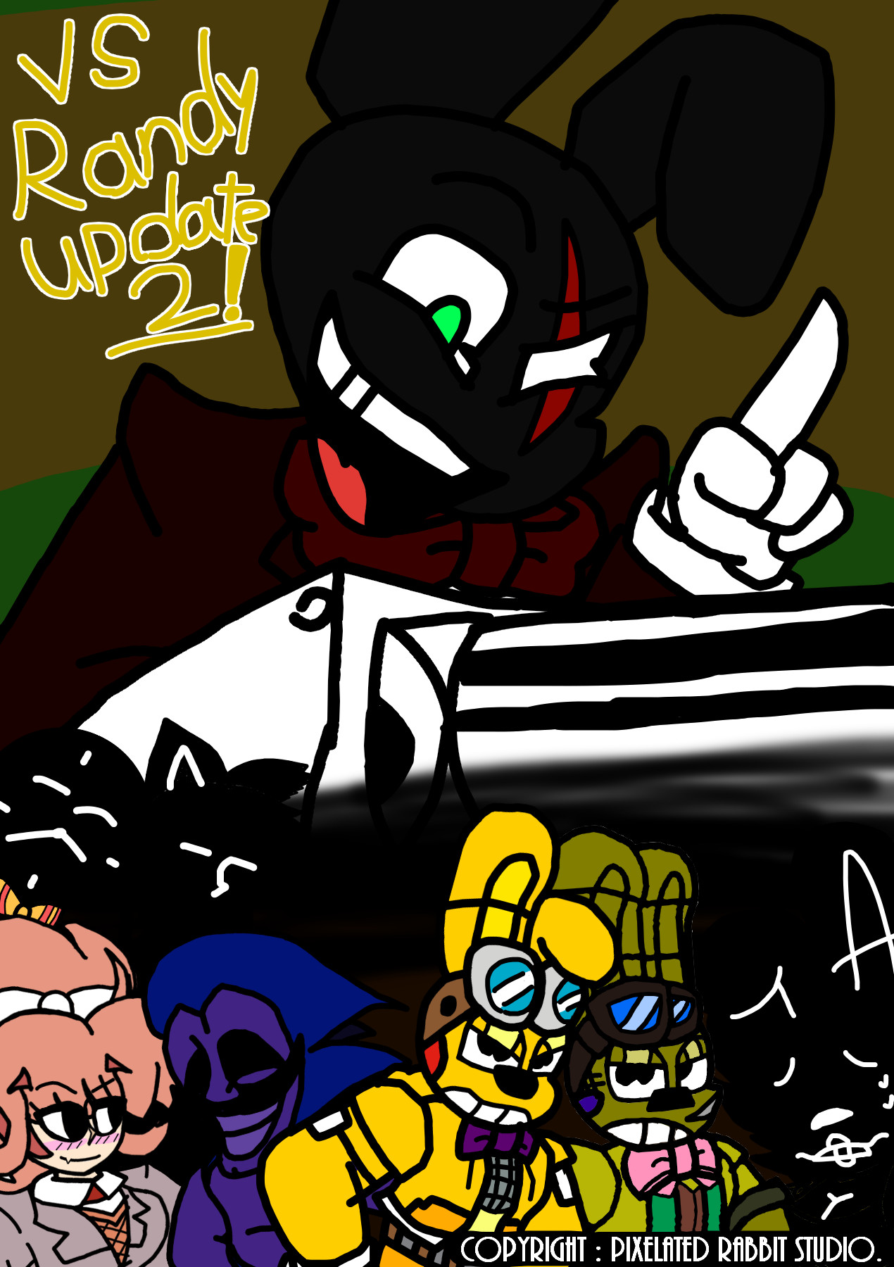 FNF VS Randy (Update 2) Mod for Friday Night Funkin' | FNF Mods