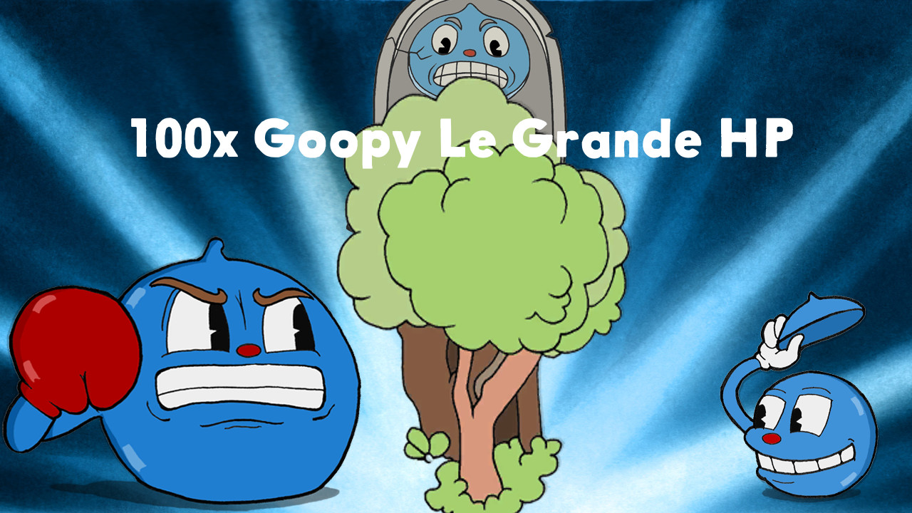 100x Goopy Le Grande HP Mod for Cuphead | Cuphead Mods
