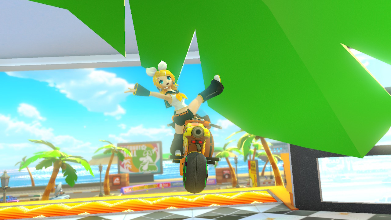Kagamine Rin MK8DX Mod for Mario Kart 8 Deluxe | MK8D Mods