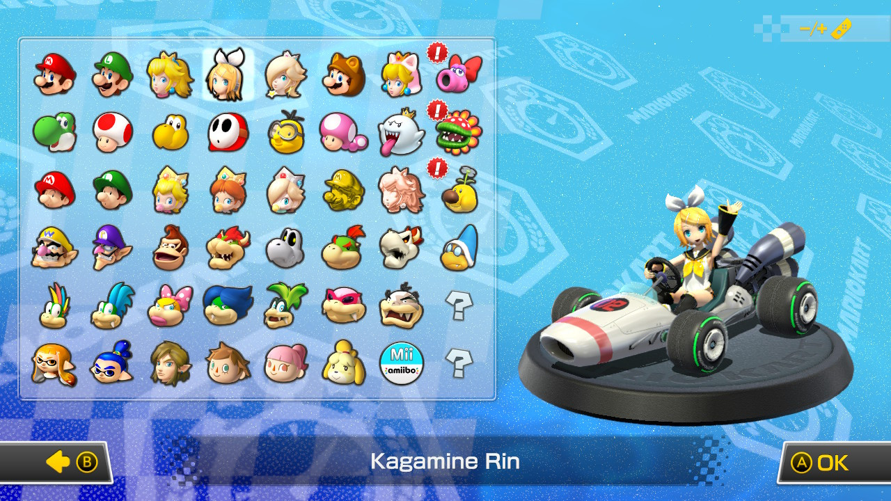 Kagamine Rin MK8DX Mod for Mario Kart 8 Deluxe | MK8D Mods