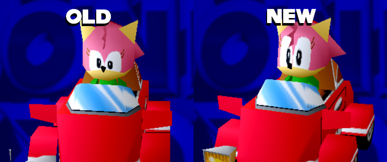 Amy Eye Restoration Mod for Sonic R | SR Mods