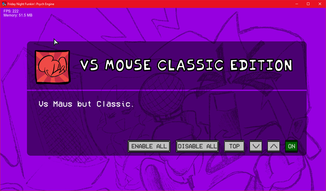 Vs Mouse Classic Edition Mod for Friday Night Funkin' | FNF Mods