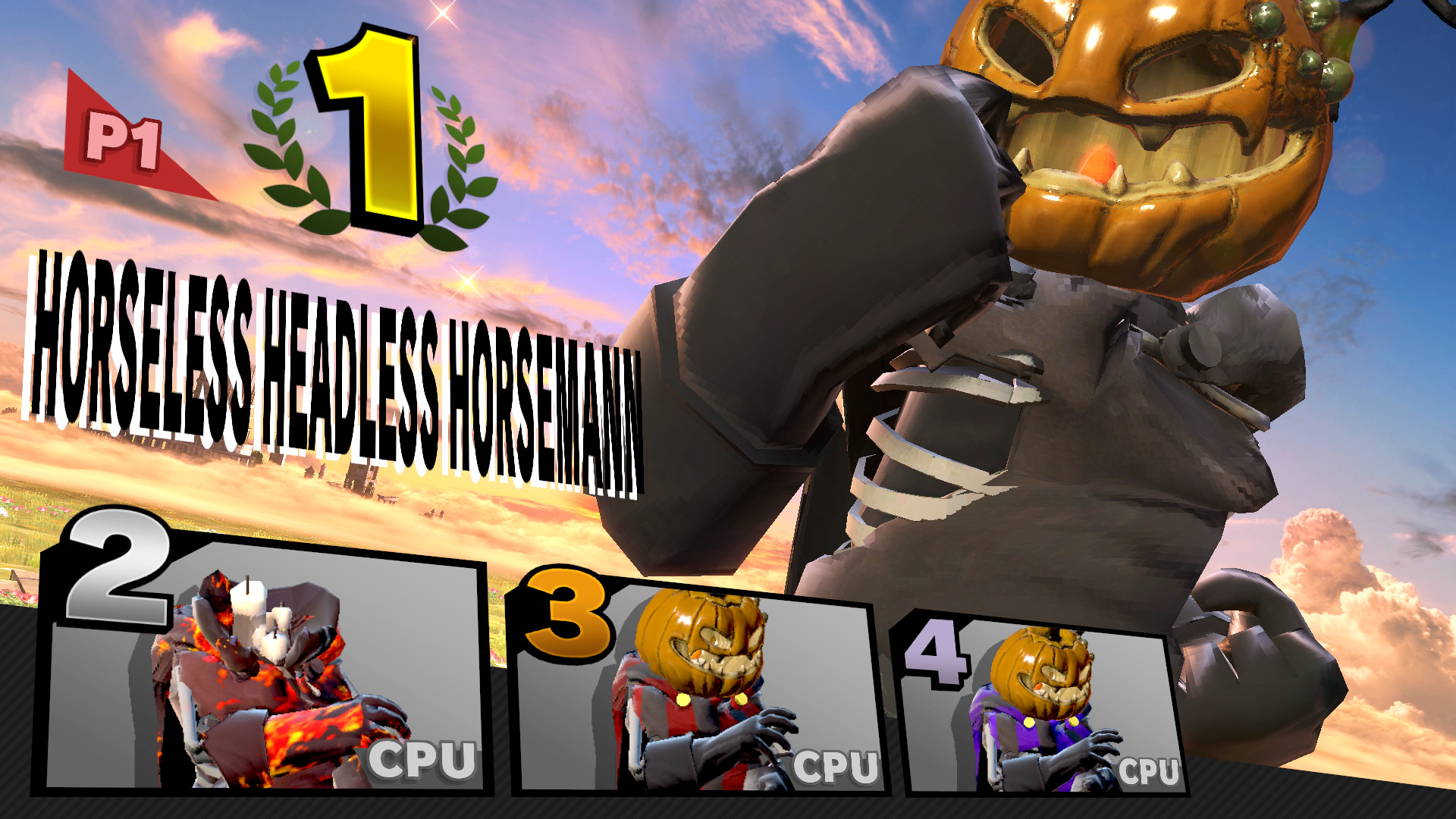 Horseless Headless Horsemann Mod for Super Smash Bros. Ultimate | SSBU Mods