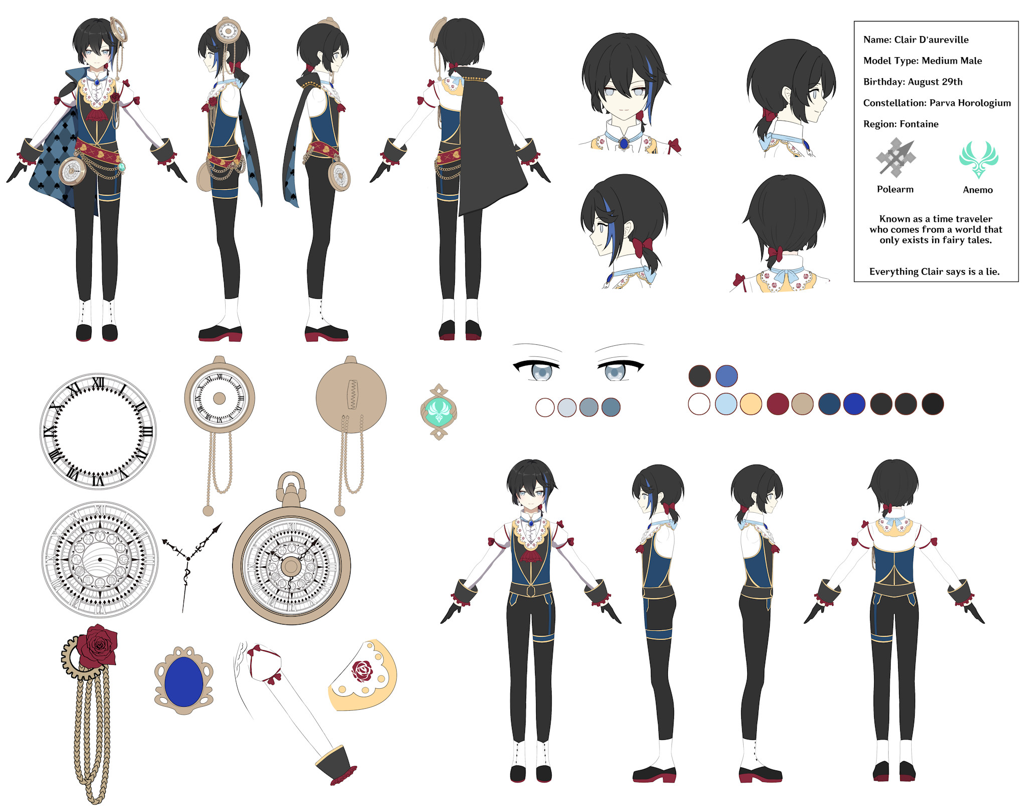 Clair OC Over Aether Mod for Genshin Impact | GI Mods