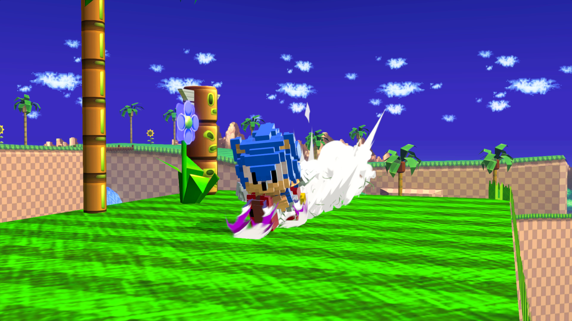 Voxel Sonic (Sonic Superstars) Mod for Super Smash Bros. Ultimate ...
