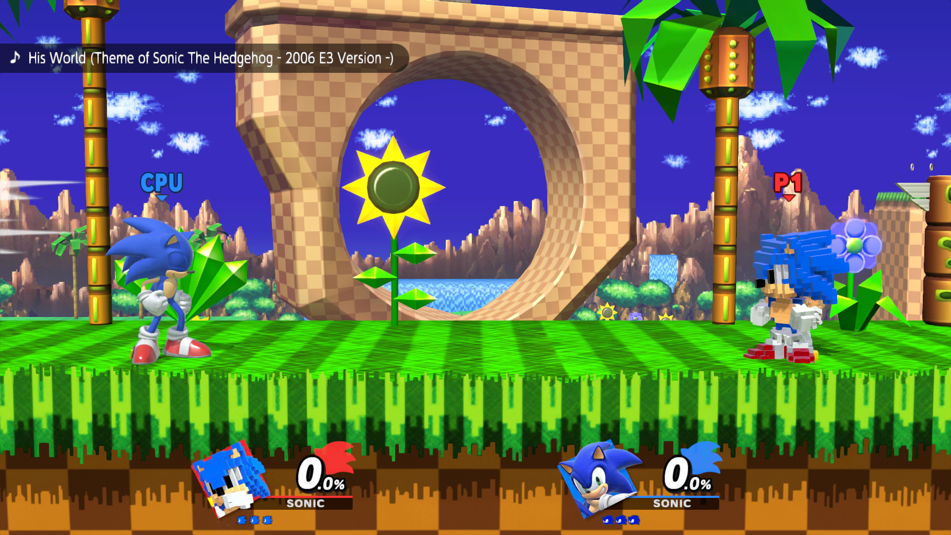 Voxel Sonic (Sonic Superstars) Mod for Super Smash Bros. Ultimate ...