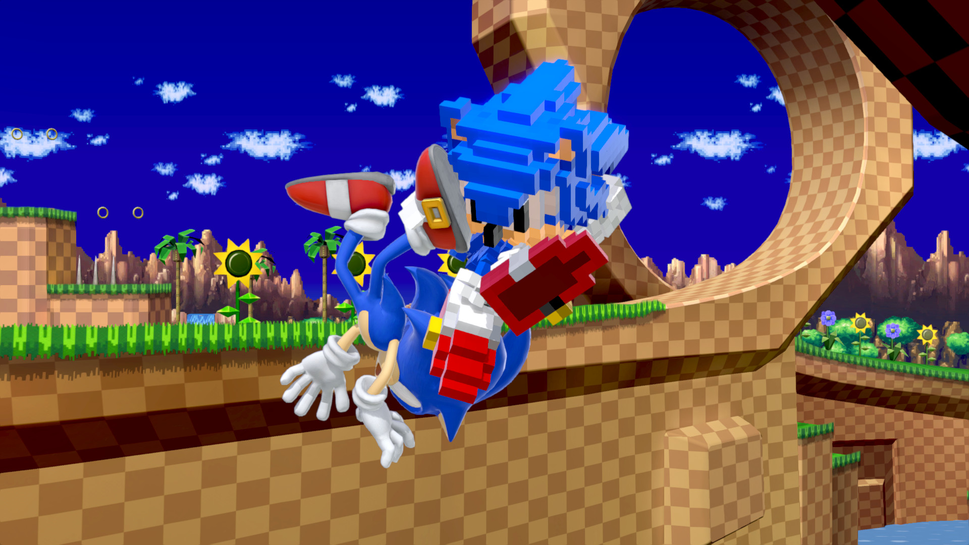 Voxel Sonic (Sonic Superstars) Mod for Super Smash Bros. Ultimate ...