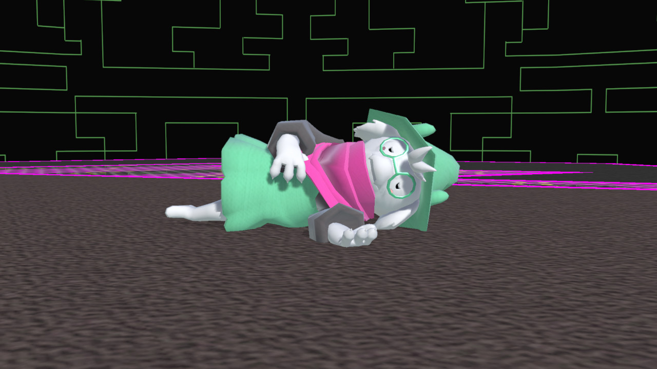 Deltarune - Ralsei (Ness c00-c01) Mod for Super Smash Bros. Ultimate ...