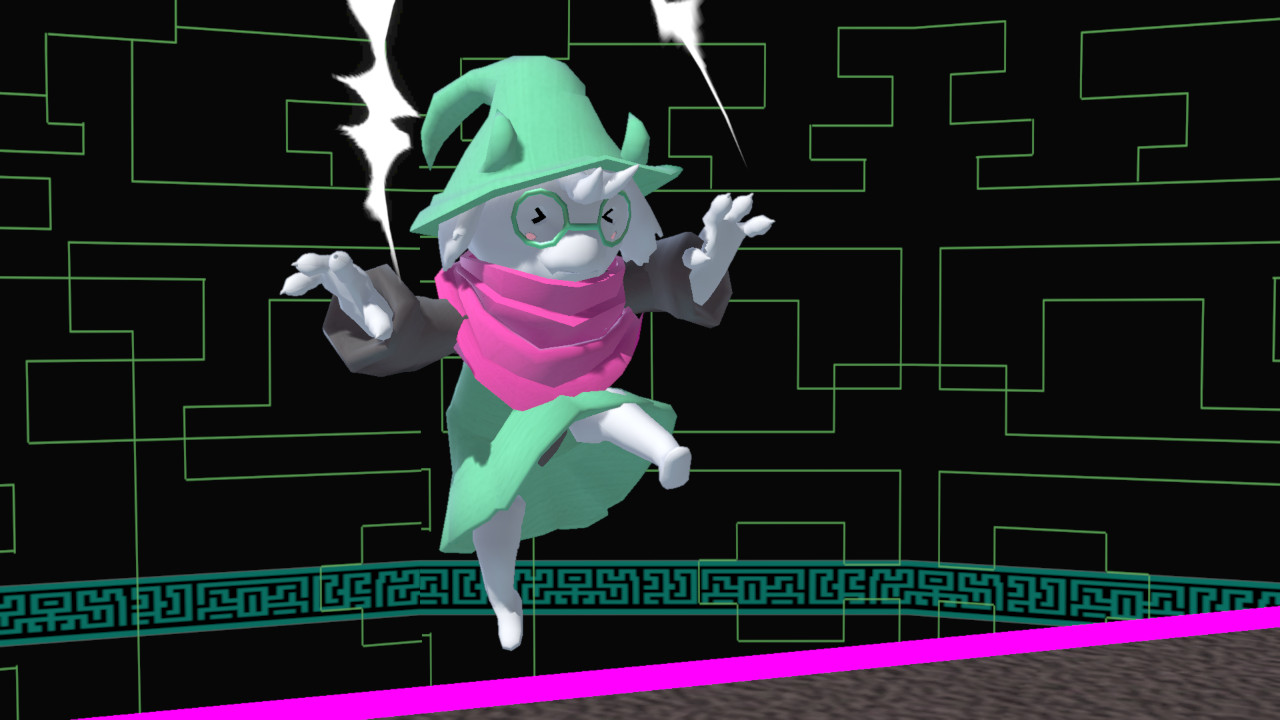 Deltarune - Ralsei (Ness c00-c01) Mod for Super Smash Bros. Ultimate ...