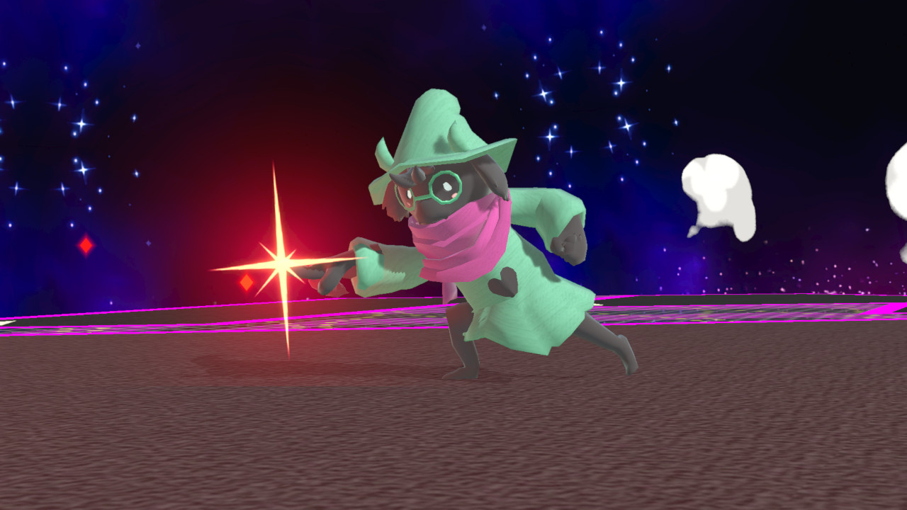 Deltarune - Ralsei (Ness c00-c01) Mod for Super Smash Bros. Ultimate ...
