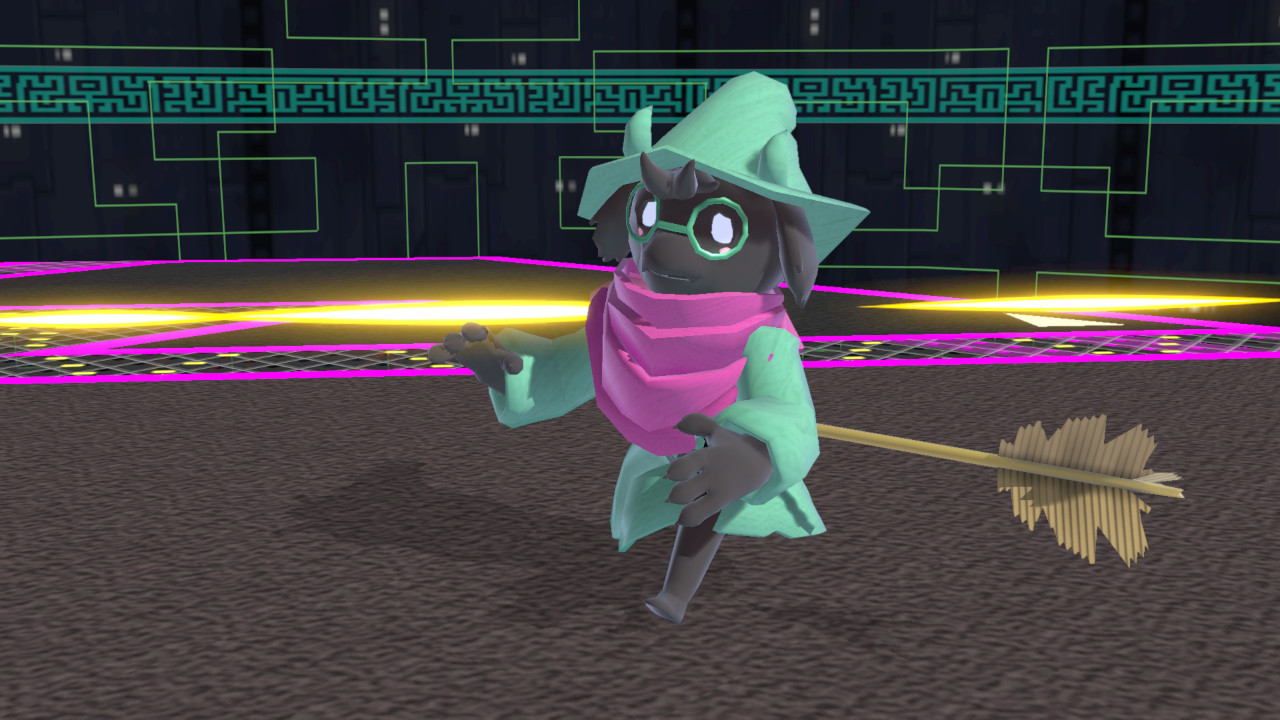 Deltarune - Ralsei (Ness c00-c01) Mod for Super Smash Bros. Ultimate ...