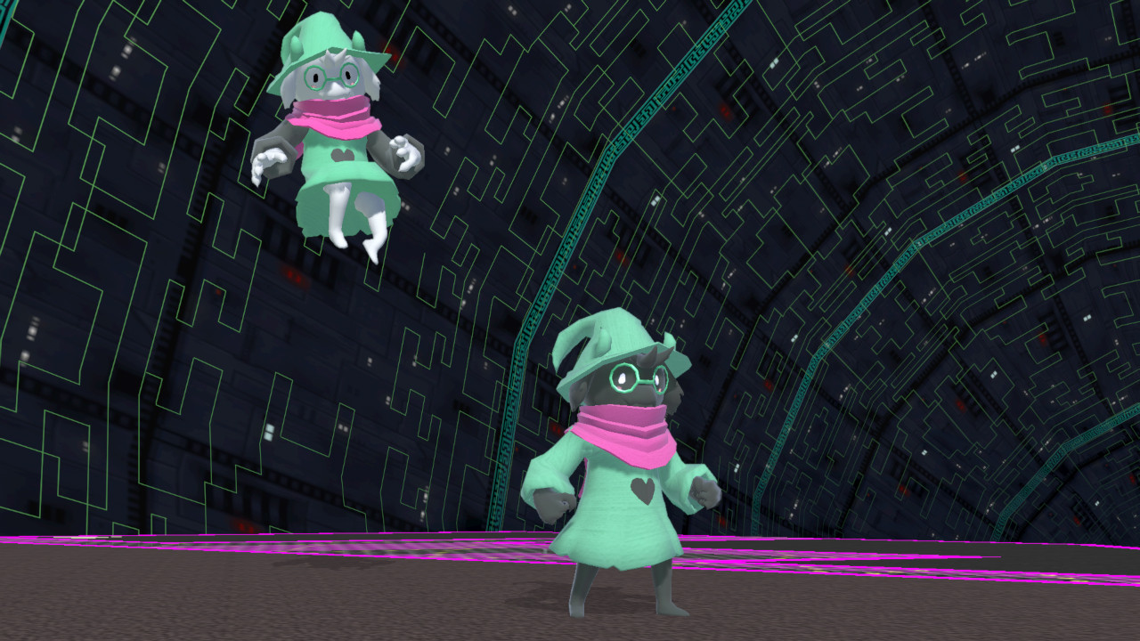 Deltarune - Ralsei (Ness c00-c01) Mod for Super Smash Bros. Ultimate ...