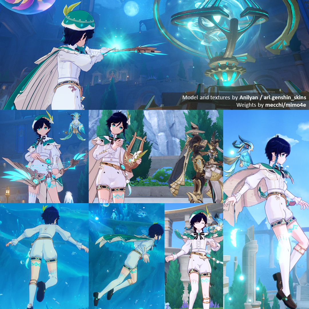 Venti redesign Mod for Genshin Impact | GI Mods