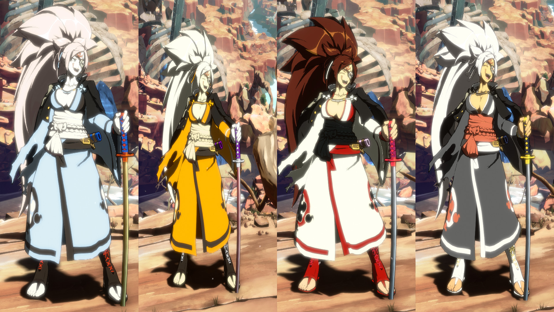 Baiken AC color pack no.1 Mod for GUILTY GEAR -STRIVE- | GGST Mods