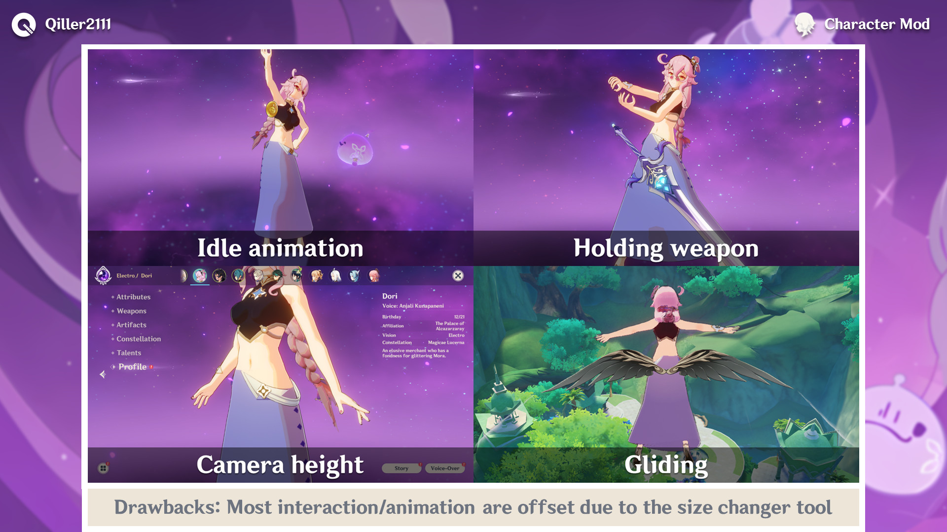 Dori Adult Edition [Size Changer Mod] Mod for Genshin Impact | GI Mods