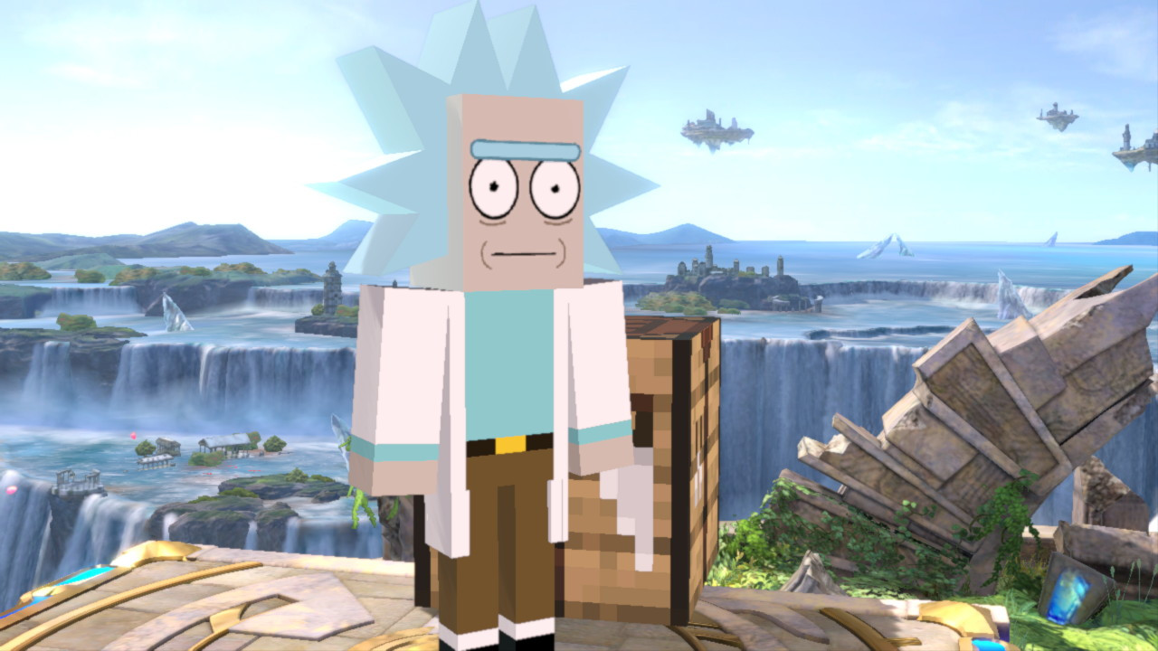 Rick over Steve Mod for Super Smash Bros. Ultimate | SSBU Mods
