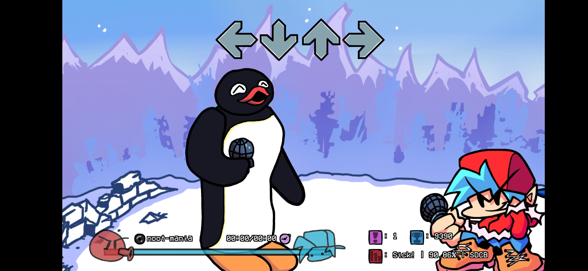 Vs Pingu The Penguin Mod for Friday Night Funkin' | FNF Mods