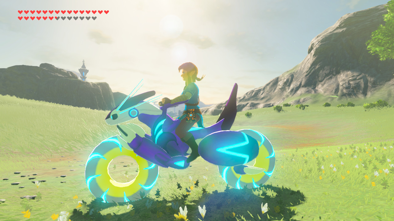 Miraidon bike over Master Cycle Mod for The Legend of Zelda: Breath of ...
