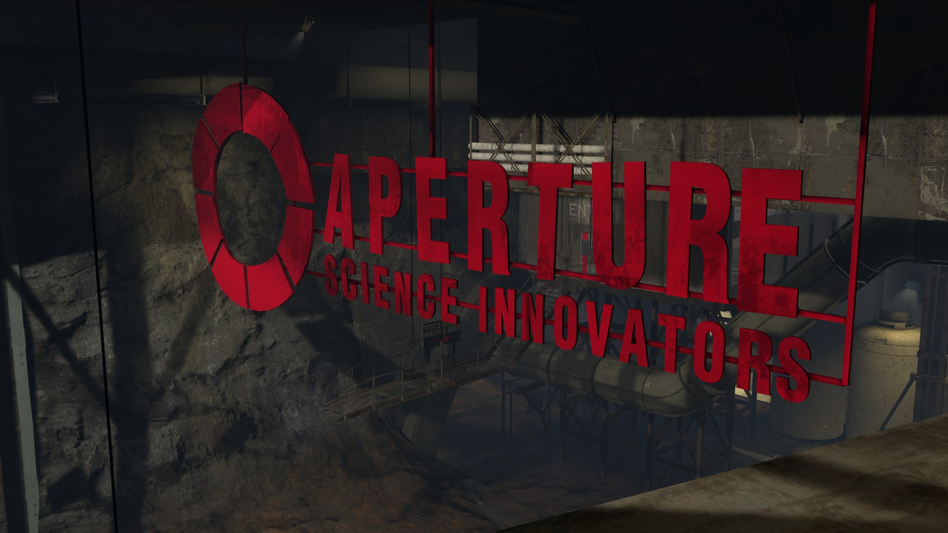 Old Aperture - Cherry Red Mod for Portal 2 | P2 Mods