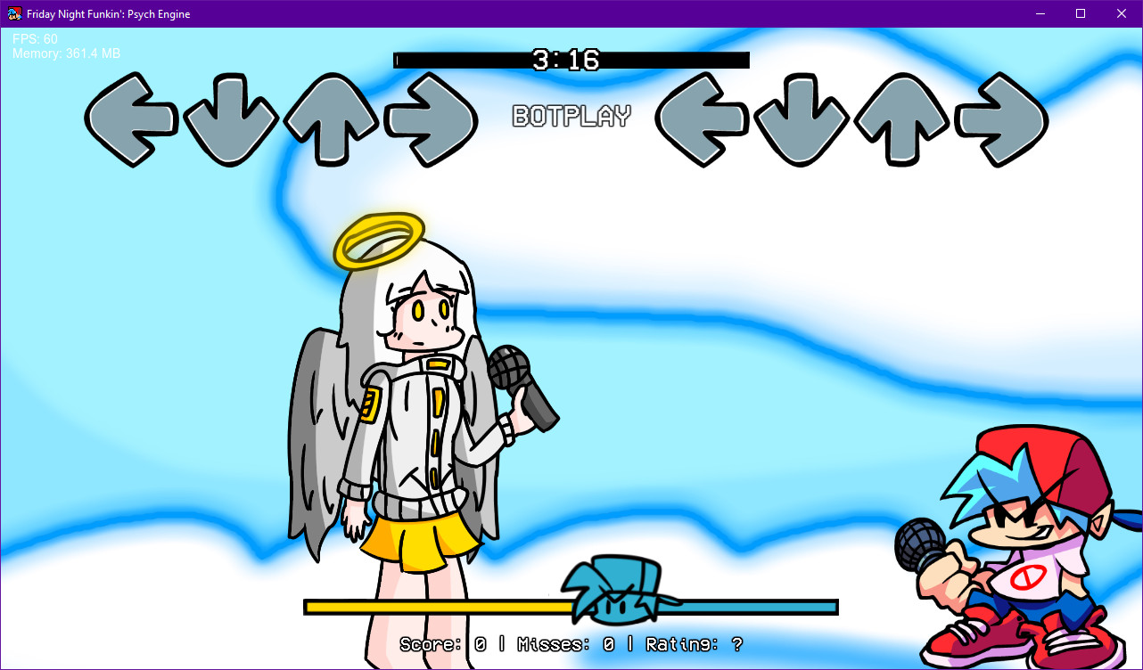 VS Angel Yuki V.1.5 Mod for Friday Night Funkin' | FNF Mods