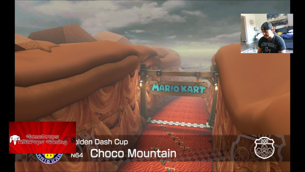 Choco Mountain Retextured MK8D gamedropspops mod Mod for Mario Kart 8 Deluxe | MK8D Mods