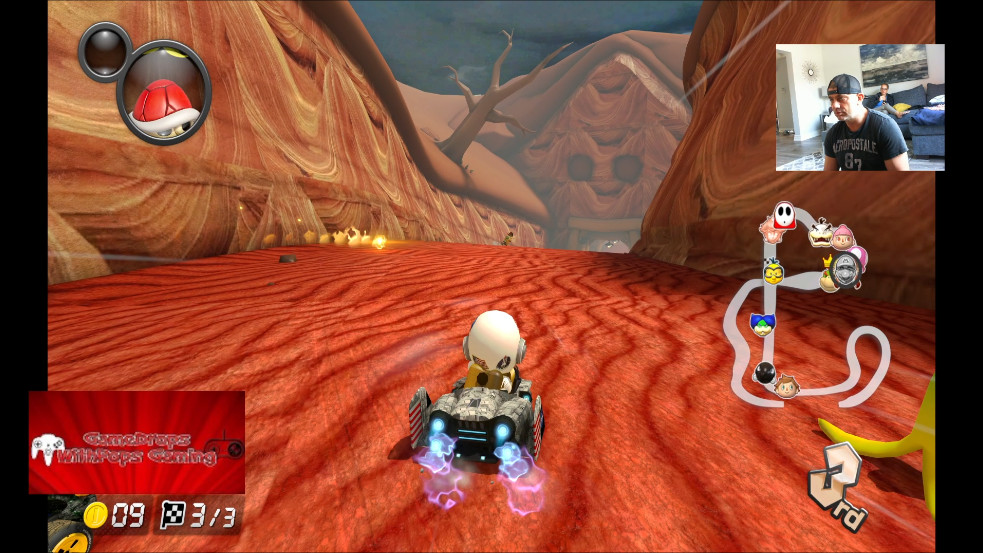 Choco Mountain Retextured MK8D gamedropspops mod Mod for Mario Kart 8 Deluxe | MK8D Mods