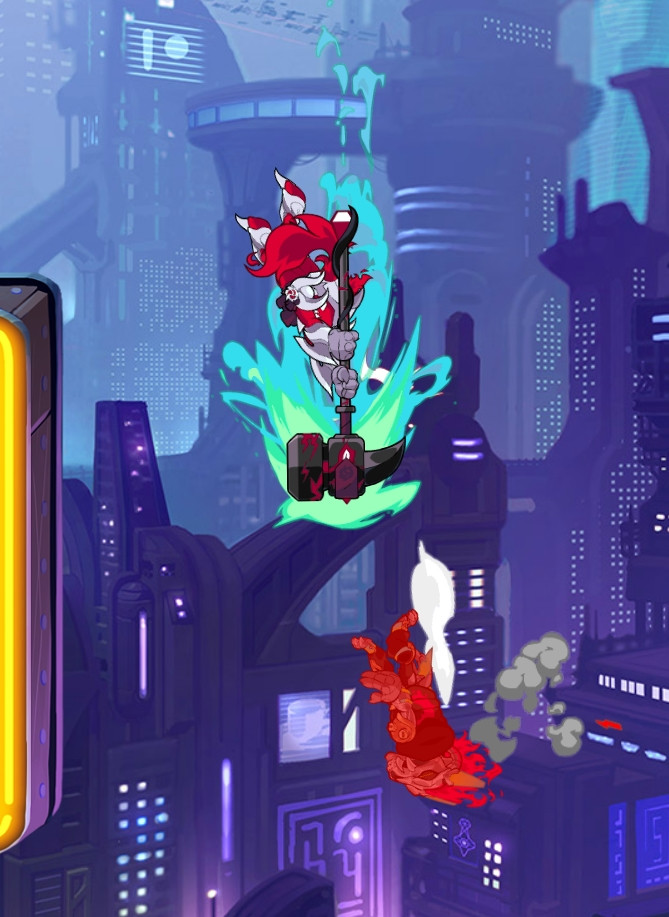 Daimon - The Ghost Wolf. Mod for Brawlhalla | BHalla Mods