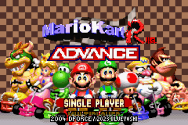 Mario Kart R Advance Mod for Mario Kart: Super Circuit | MKSC Mods
