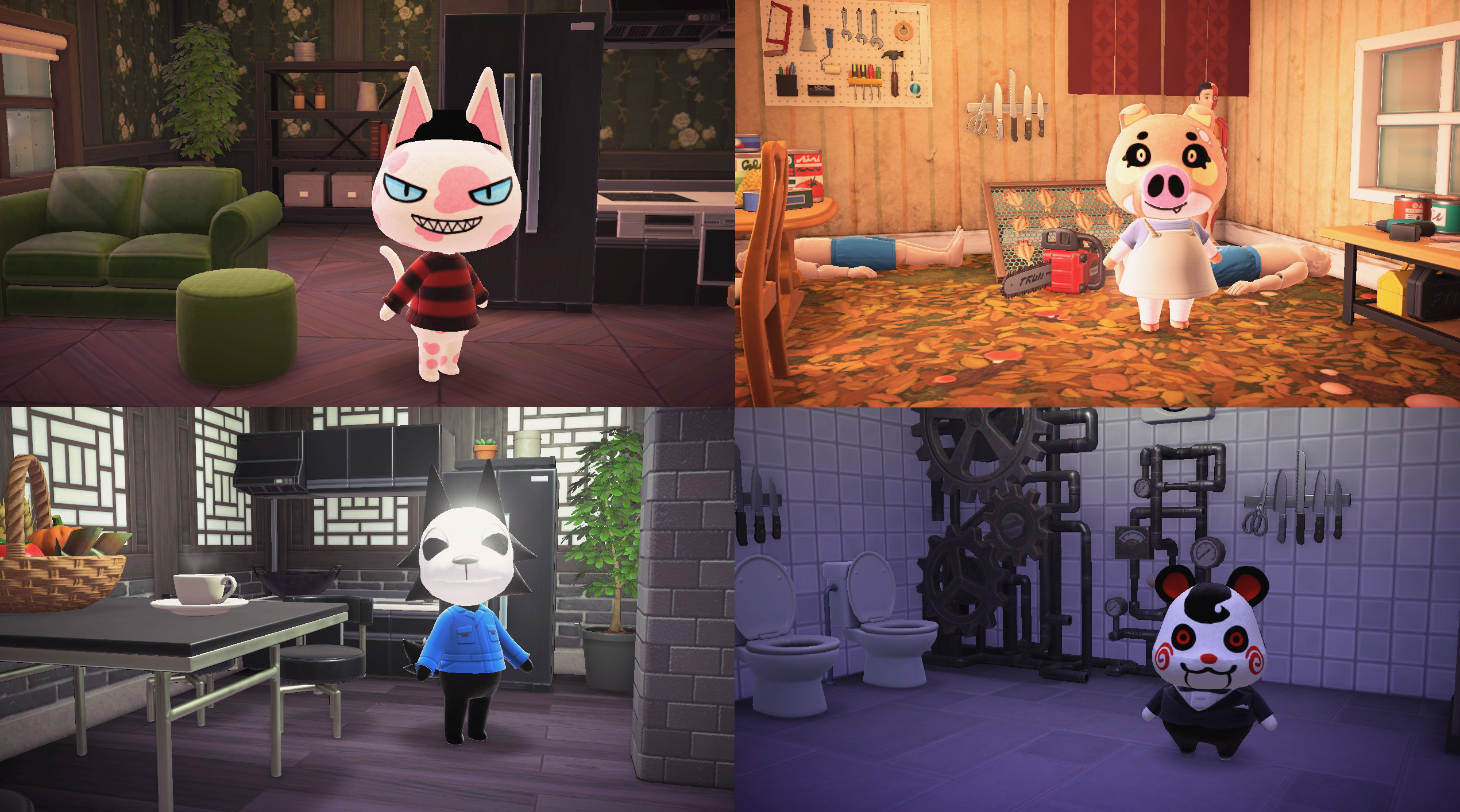 Horror Movie Villagers Mod for Animal Crossing: New Horizons | ACNH Mods