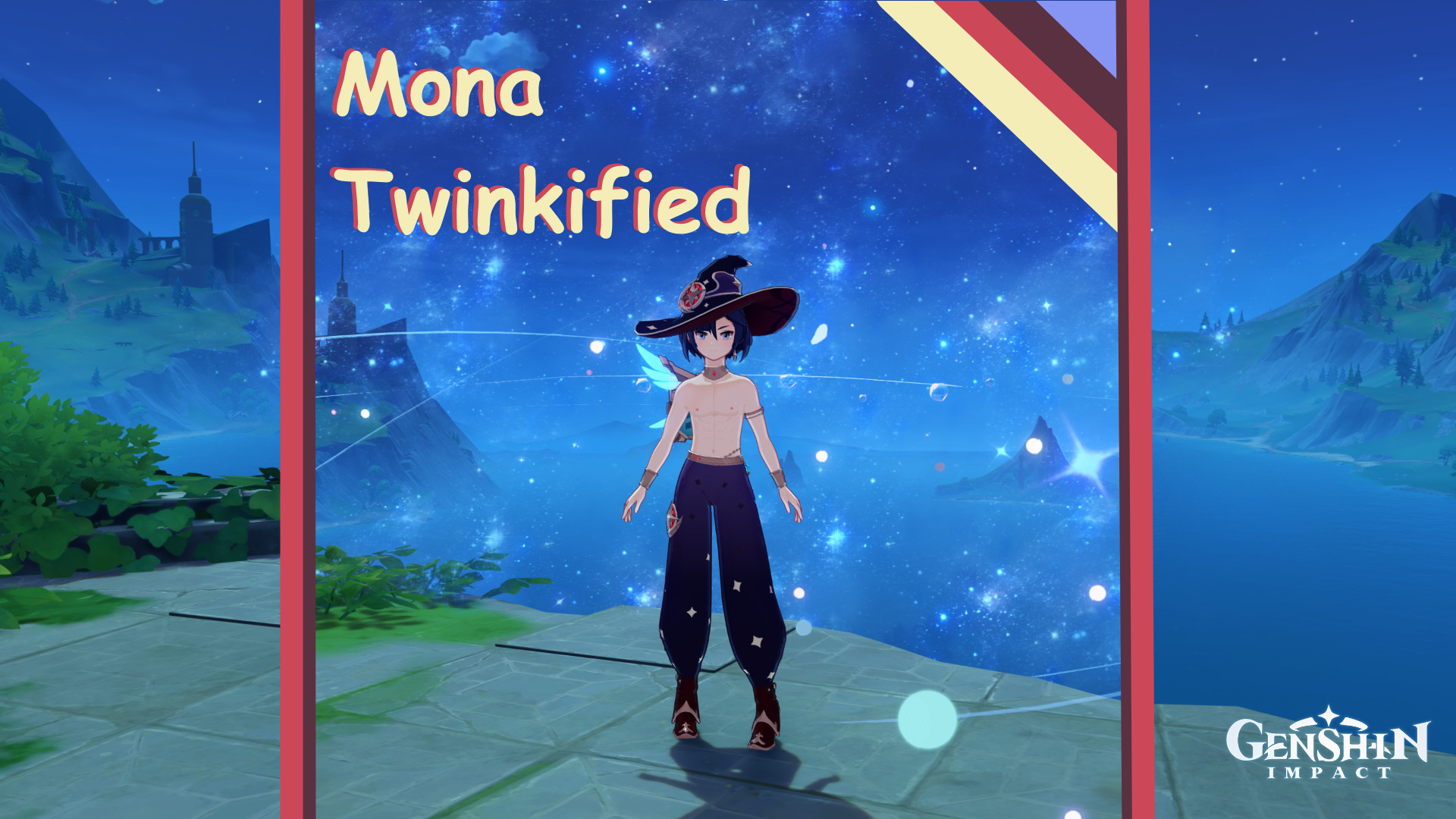 Mona Twinkified (genderbend) Mod for Genshin Impact | GI Mods