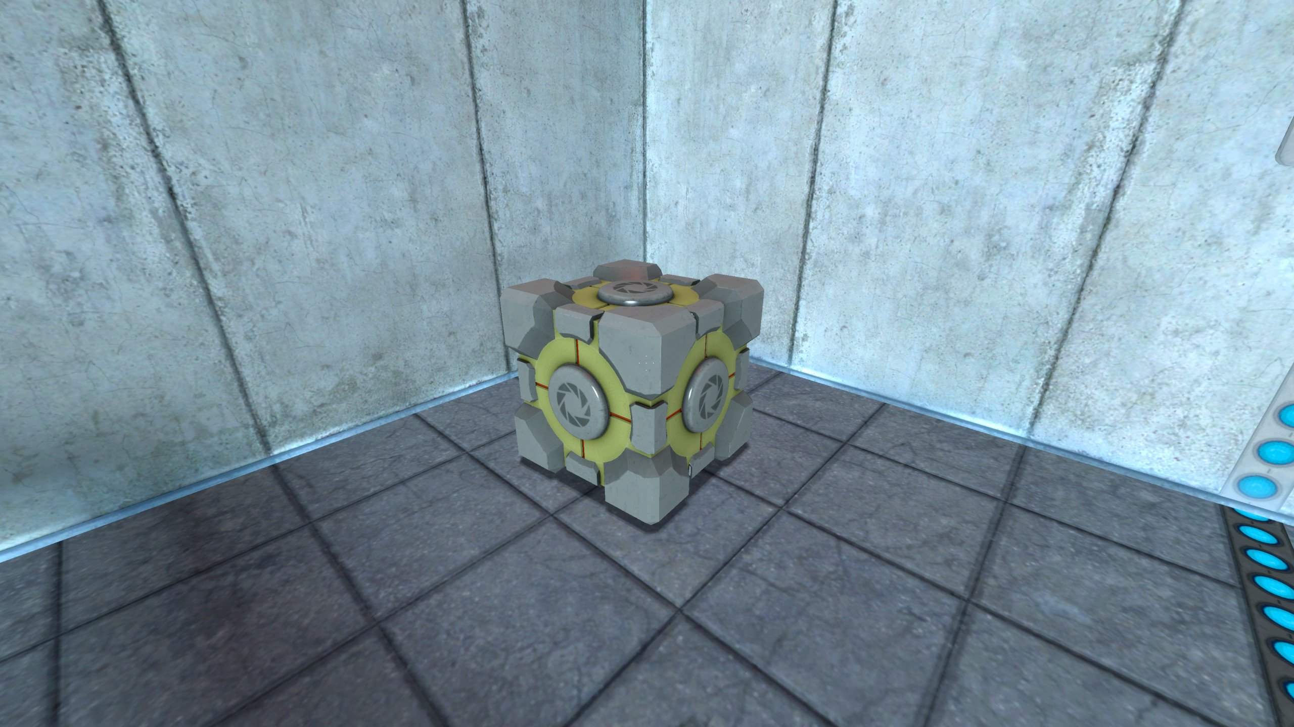 F-Stop Concept Styled Cube "1" Texture Mod for Portal | PRTL Mods