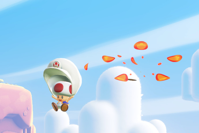 Toad over Blue Toad Mod for Super Mario Bros. Wonder | SMBW Mods