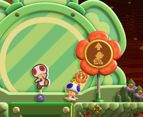 Toad over Blue Toad Mod for Super Mario Bros. Wonder | SMBW Mods