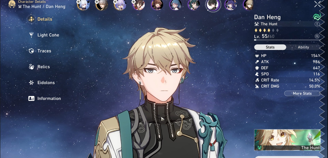 Dan Heng with Gepard's Hair Mod for Honkai Star Rail | HSR Mods