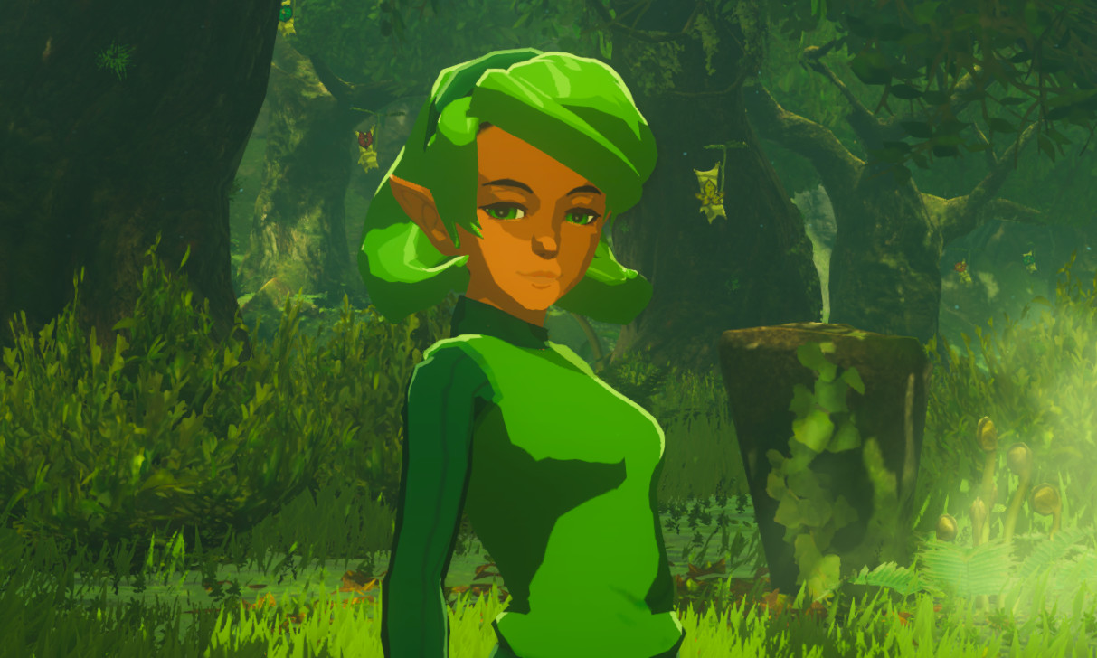 Extra Thicc Saria Cosplay Mod for The Legend of Zelda: Breath of the ...