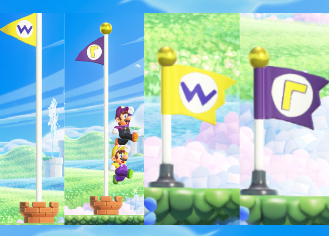 Wario and Waluigi Recolors Mod for Super Mario Bros. Wonder | SMBW Mods