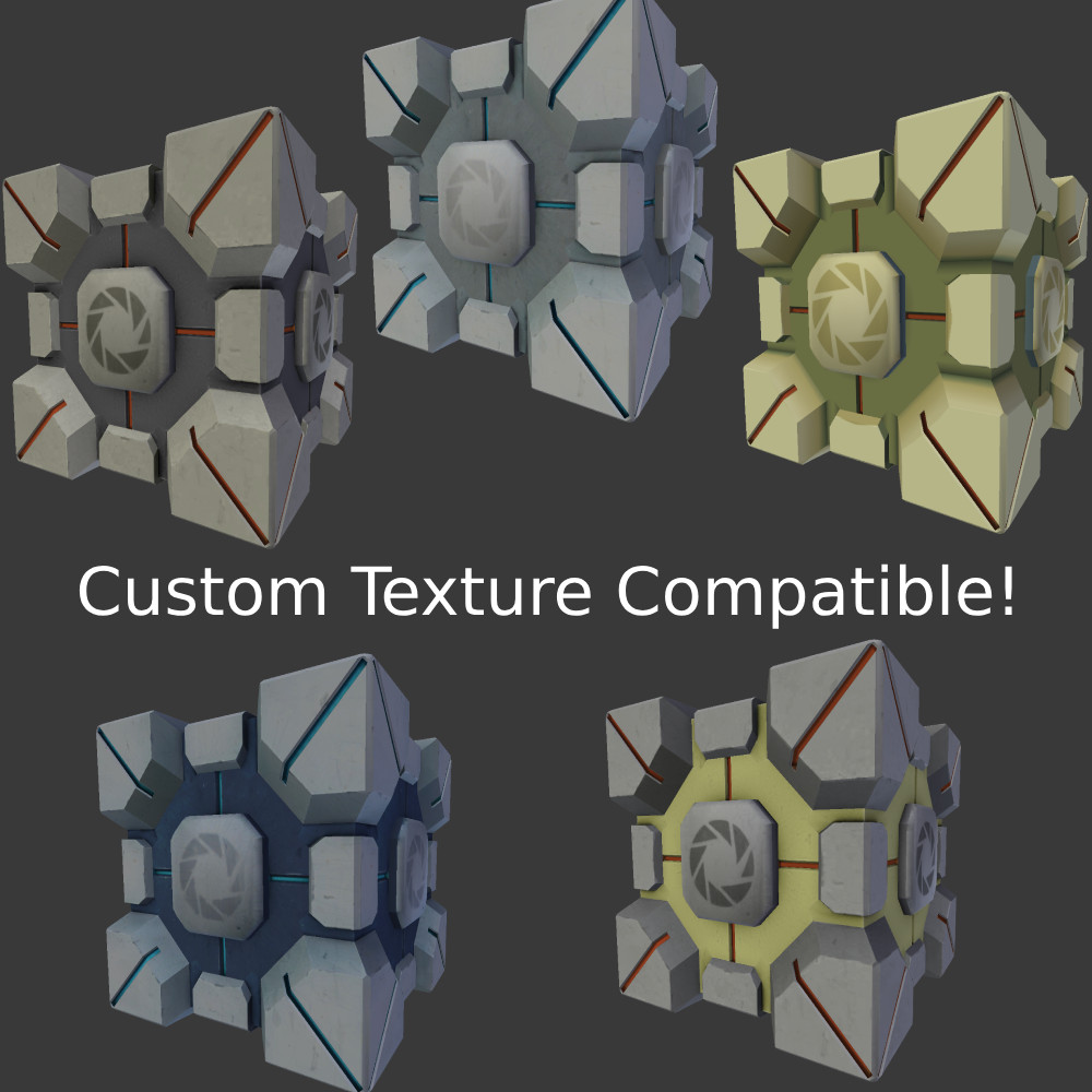 Concept Styled Cube Model "B" (2006 cube) Mod for Portal | PRTL Mods