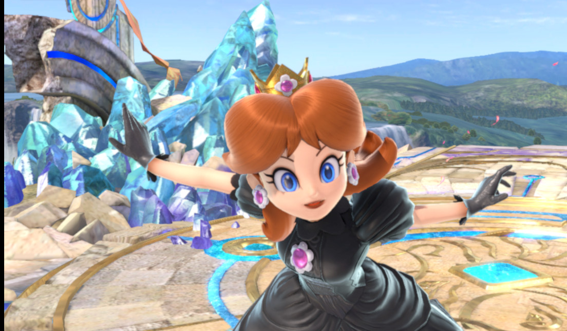 Goth Daisy Mod for Super Smash Bros. Ultimate | SSBU Mods